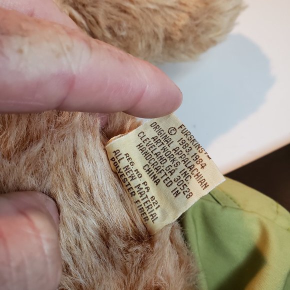 Furskins | Toys | Vintage 8s Furskins Dudley 22 Teddy Bear Plush Xavier ...